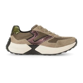Gabor Rollender Sneaker - beige- bequeme Wanderschuhe - - Shoes - Damen - Beige - 38 EU
