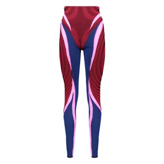 Paolina Russo Gerippte Leggings - - Trousers - Damen - Mehrfarbig - XS