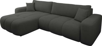 Mirjan24 Ecksofa mit Bettkasten Furyn Maxi, Eckcouch Couch mit Schlaffunktion, Wohnlandschaft, Bettfunktion, Design L-Form Sofa, Seite Universal, Stoff Pl&uuml;sch 