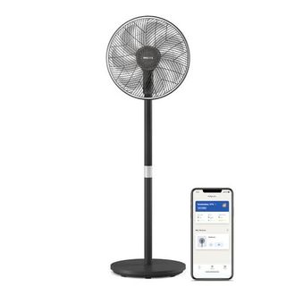 Philips Smart Standventilator Serie 3000. Starke & extrem leise SilentWings-Technologie. 19 dB. 2-in-1-Tisch- & Standventilator. Neig- & drehbar. App-Steuerun