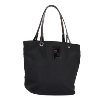 Fendi Pre-owned Cuir sacs-main - Femme - Pre-owned - Noir - Taille: ONE Size