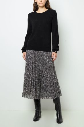 Gerard Darel Pull fin noir &agrave; c&ocirc;tes - JEANNE - Noir