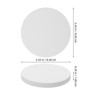 Cabilock Wiederverwendbare Alumina Keramik Brennofenplatte Kompakte Brennmatte f&uuml;r Keramikglasur Ofenst&uuml;tze f&uuml;r Ton und Glasurarbeiten