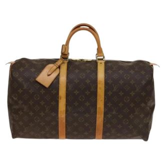 Louis Vuitton unisex, Pre-owned, Brun, Taille: ONE Size Sac Week-End Vintage en Toile Pre-owned