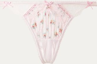 Lounge Orelia G-String - Florales Rosa - XXL
