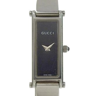 Gucci Montre Pre-owned en acier inoxydable - Femme - Pre-owned - Noir - Taille: ONE Size