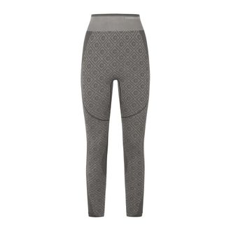 Casablanca Seamless Monogram Legging - - Trousers - Damen - Grau - S/M