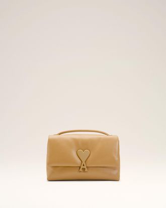 Ami Sac Voulez-Vous Jaune en Cuir De Vachette Miel - TU - Unisex