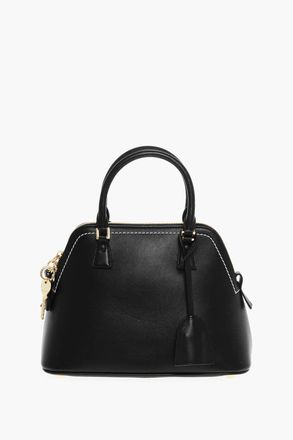 Maison Margiela MM11 Leather Tote Bag 5AC with Visible Topstitching Maison Margiela