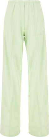 Palm Angels Femme, Pantalons, Vert, Taille: 38 FR Classic Logo Track Loose Pants
