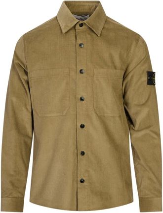 Stone Island Homme, Vestes, Vert, Taille: XL Surchemise