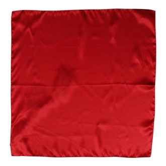 Dolce & Gabbana Foulard Carr&eacute; en Soie - unisex - Accessoires - Rouge - Taille: ONE Size