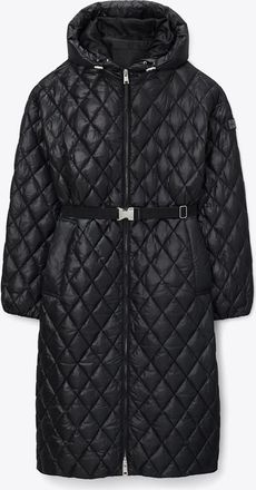 Tory Burch Steppmantel aus Nylon mit Kapuze