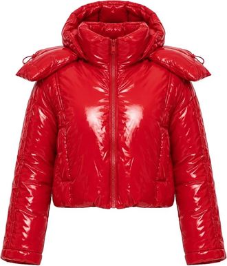 Dolce & Gabbana Veste Longue en &Eacute;lasthanne - Femme - Vestes - Rouge - Taille: 38 FR