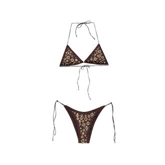 Os&eacute;ree Femme, Maillots de bain, Brun, Taille: 38 FR Lumi&egrave;re Bikini