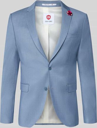 CG - Club of Gents Slim Fit 2-Knopf-Sakko aus Schurwoll-Elasthan-Mix