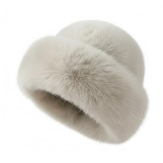 Generic Chapeau cloche dhiver en fausse fourrure de vison chaud pour femme, chapeau de p&ecirc;cheur russe mongol pour lext&eacute;rieur, les voyages, la randonn&eacute;e, le tra