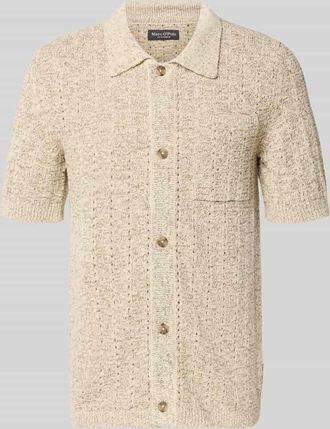 Marc O'Polo Regular Fit Freizeithemd aus Baumwoll-Leinen-Mix