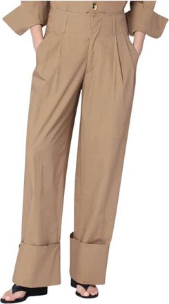 Darkpark Darkpark, Femme, Pantalons, Brun, Taille: 36 FR Wide Pantalons