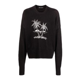 Palm Angels Training Shirt - - Sweatshirts & Hoodies - Herren - Schwarzk - S