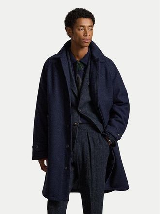 Polo Ralph Lauren Wollmantel 710B15989001 Dunkelblau Regular Fit