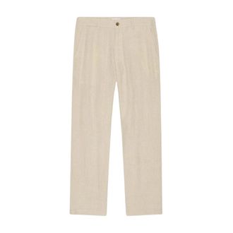 Nn.07 Aden Regular Fit Straight Hosen - - Trousers - Herren - Beige - W33