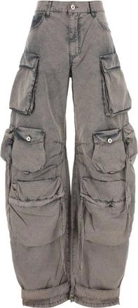 The Attico Femme, Pantalons, Gris, Taille: W25 Fern Cargo Jeans