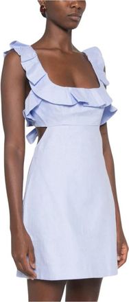 Zimmermann Femme, Robes, Bleu, Taille: 40 FR Robe Courte