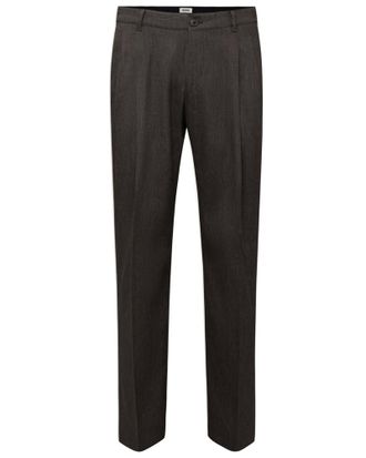 Drykorn Leinenhose Chasy mit Stretchanteil und Bundfalte in