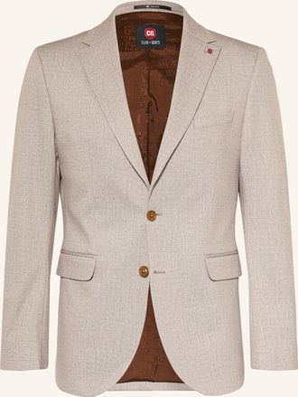 CG - Club of Gents Cg - Club Of Gents Anzugsakko Cg Colvin Slim Fit Aus Jersey beige