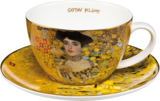 Gustav Klimt Goebel Artis Orbis Gustav Klimt Adele Bloch-Bauer Teetasse aus Fine Bone China, Maße: Höhe: 6.5 cm / 0.25 l, 66-532-02-1
