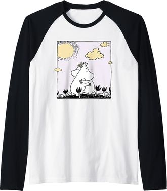 Moomin troll & Snorkmaiden umarmen Sich Raglan