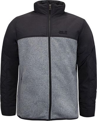 Jack Wolfskin Ronson Herren grau/schwarz Trainingsjacke