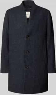 Tom Tailor Denim Regular Fit Wollmantel mit Allover-Muster