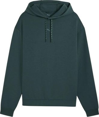 Puma Sport Logo Play Fleece Hoodie - - Sport - Herren - Gr&uuml;n - L