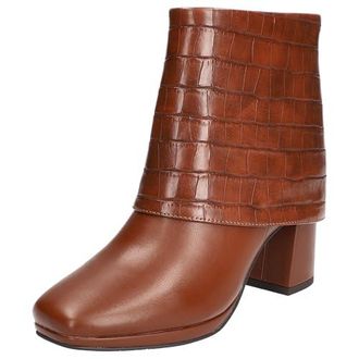 Easy Street Bottes Sutton pour femme, Marron clair croco, 37.5 EU