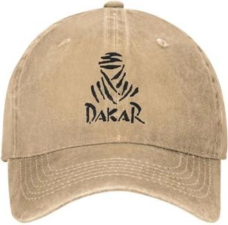 Generic Casquette de Baseball Homme, Casquettes de Baseball Vintage Racing Off Road D-Dakares Rally Casquettes Unisex Style d&eacute;lav&eacute; d&eacute;lav&eacute; Plaquette de Voyage 