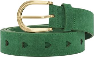 Fab By Fabienne Chapot Fabienne Chapot, Femme, Accessoires, Vert, Taille: 105 CM Cut It Out Heart Belt Suede
