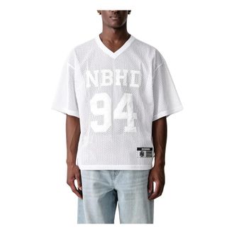 Neighborhood Maillot de hockey en mesh - Homme - Tops - Blanc - Taille: L