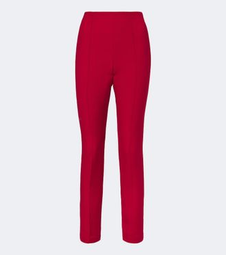 Roland Mouret Cropped Slim Hose aus einem Wollgemisch
