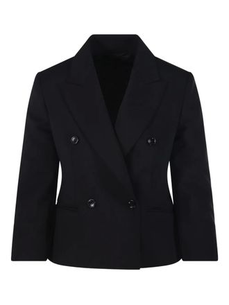 Max Mara Doppelreihiges Sakko - Schwarz