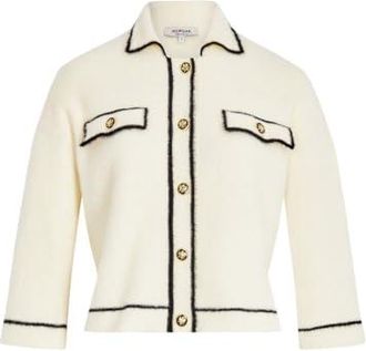 Morgan 252-MCLAIRE Gilet, Off White M, L Femme