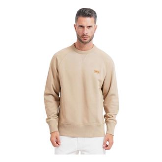 HUGO BOSS Homme, Sweatshirts et sweats &agrave; capuche, Beige, Taille: S Sweats Hugo