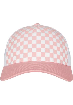 Flexfit Kappe Checkerboard Retro Trucker, lightrose/White, One Size, 6506CB