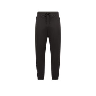 Moncler Moncler Pantalon De Surv&ecirc;tement Stretch &Agrave; Imprim&eacute; Logo, Homme, Noir, Taille: Xxl