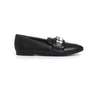 Casadei Mokassin-Loafer mit Strassschnalle - - Shoes - Damen - Schwarzk - 36 1/2 EU