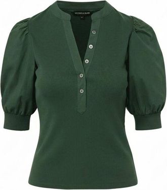 Veronica Beard Damen Top mit Puff&auml;rmel CORALEE