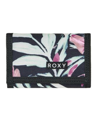Roxy Damen Small Beach Reisezubehör-Brieftasche, Anthracite Wind Swept Floral