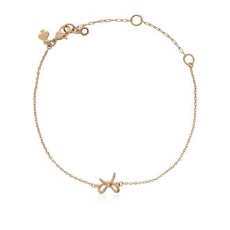 Kate Spade New York Girlie Pearlie Mini Bow Bracelet - - Accessories - Damen - Gelb - ONE SIZE