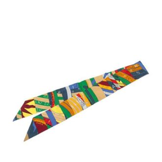 Herm&egrave;s Pre-owned Astrologie Nouvelle Twilly Scarf - Femme - Pre-owned - Multicolore - Taille: ONE Size